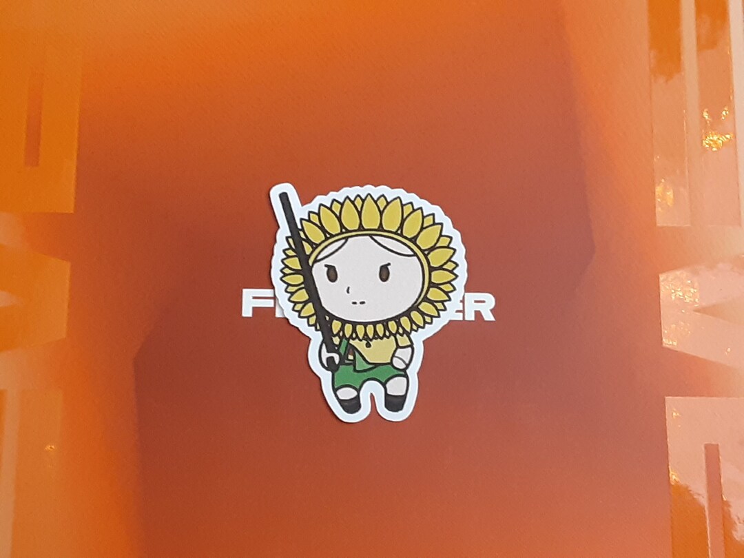 Ateez Sunflower Yeosang Chibi Sticker - Etsy