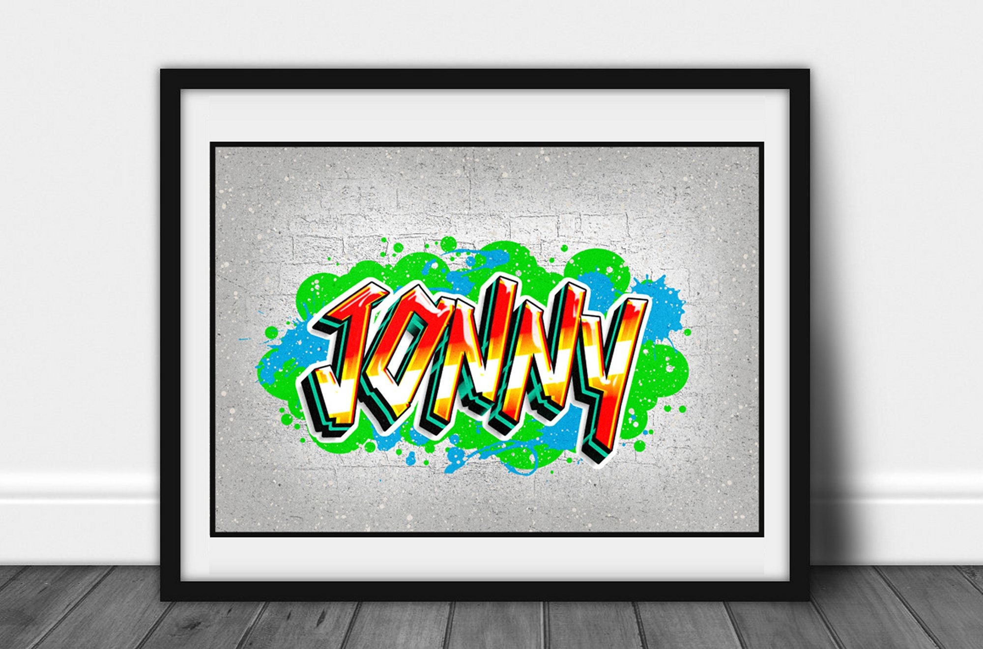 Custom Graffiti Name Poster Digital Art Different Styles | Etsy