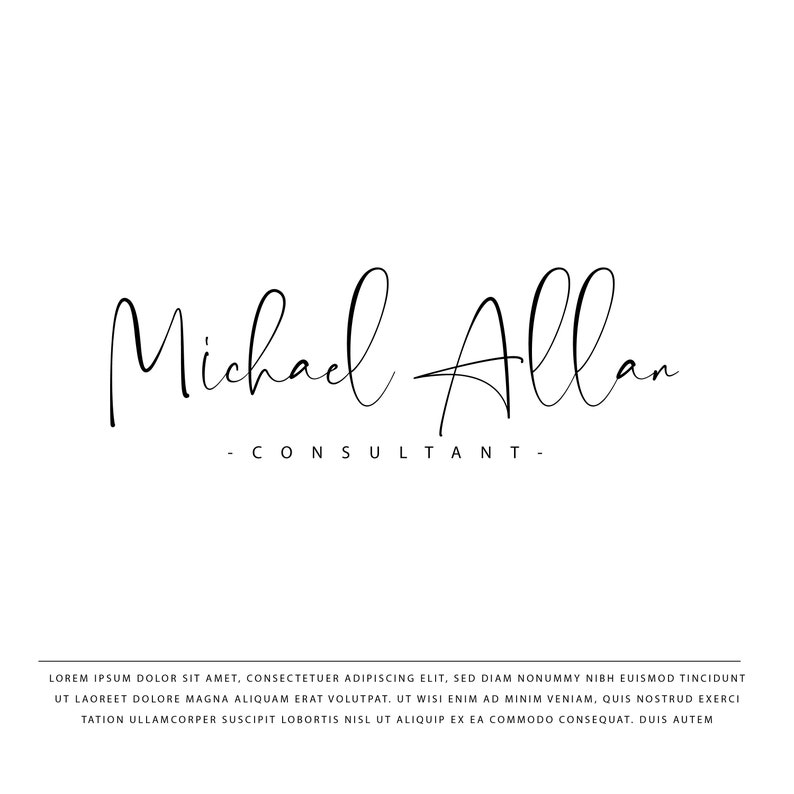 Signature Logo. Custom Name Logo Signature Design. Handwritten - Etsy