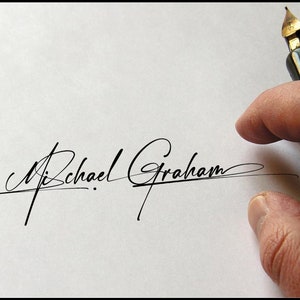 Custom Name Signature Design. Personalised Signature Logo. Digital ...