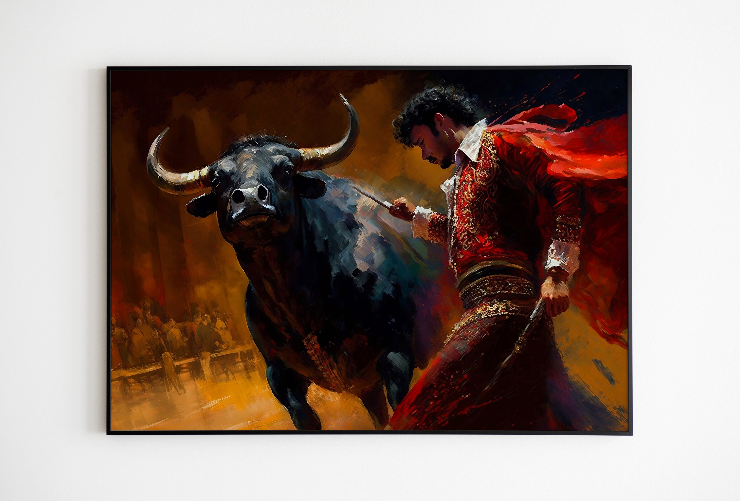 Spanish Bullfighting Painting