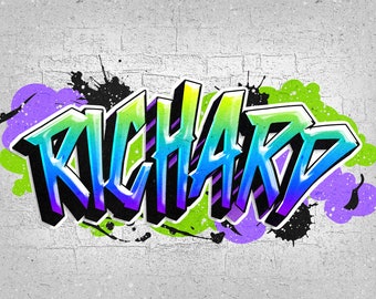 Custom Graffiti - Etsy