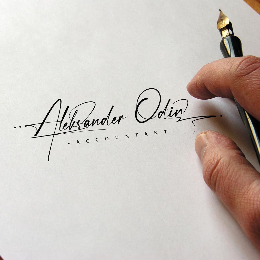 Fancy Signatures For Names