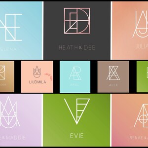 Custom Name Logo Design. Personalised Minimalistic Tattoo - Etsy