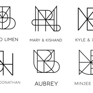 Custom Name Logo Design. Personalised Minimalistic Tattoo - Etsy