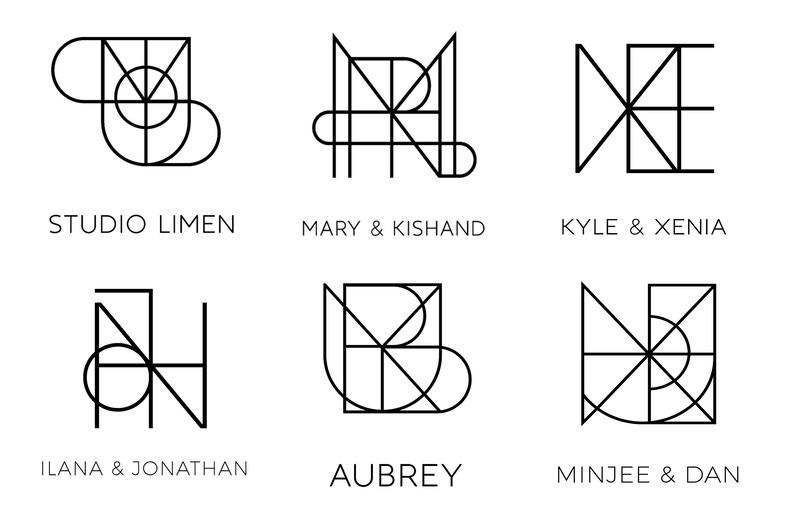 Custom Name Logo Design. Personalised Minimalistic Tattoo - Etsy