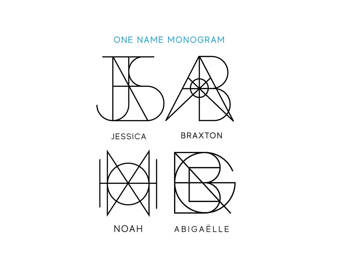 One Name Logo Design. Personalised Minimalistic Tattoo Idea, Branding ...