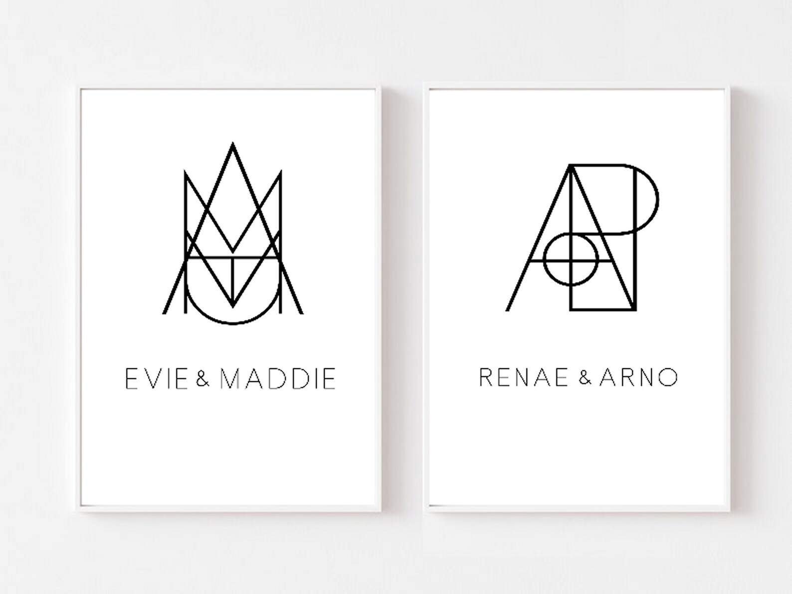 Custom Name Logo Design. Personalised Minimalistic Tattoo - Etsy