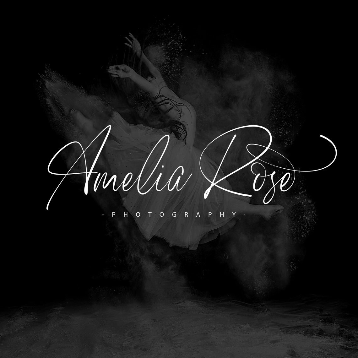 Personalised Photography Signature Logo. Custom Name Logo | Etsy