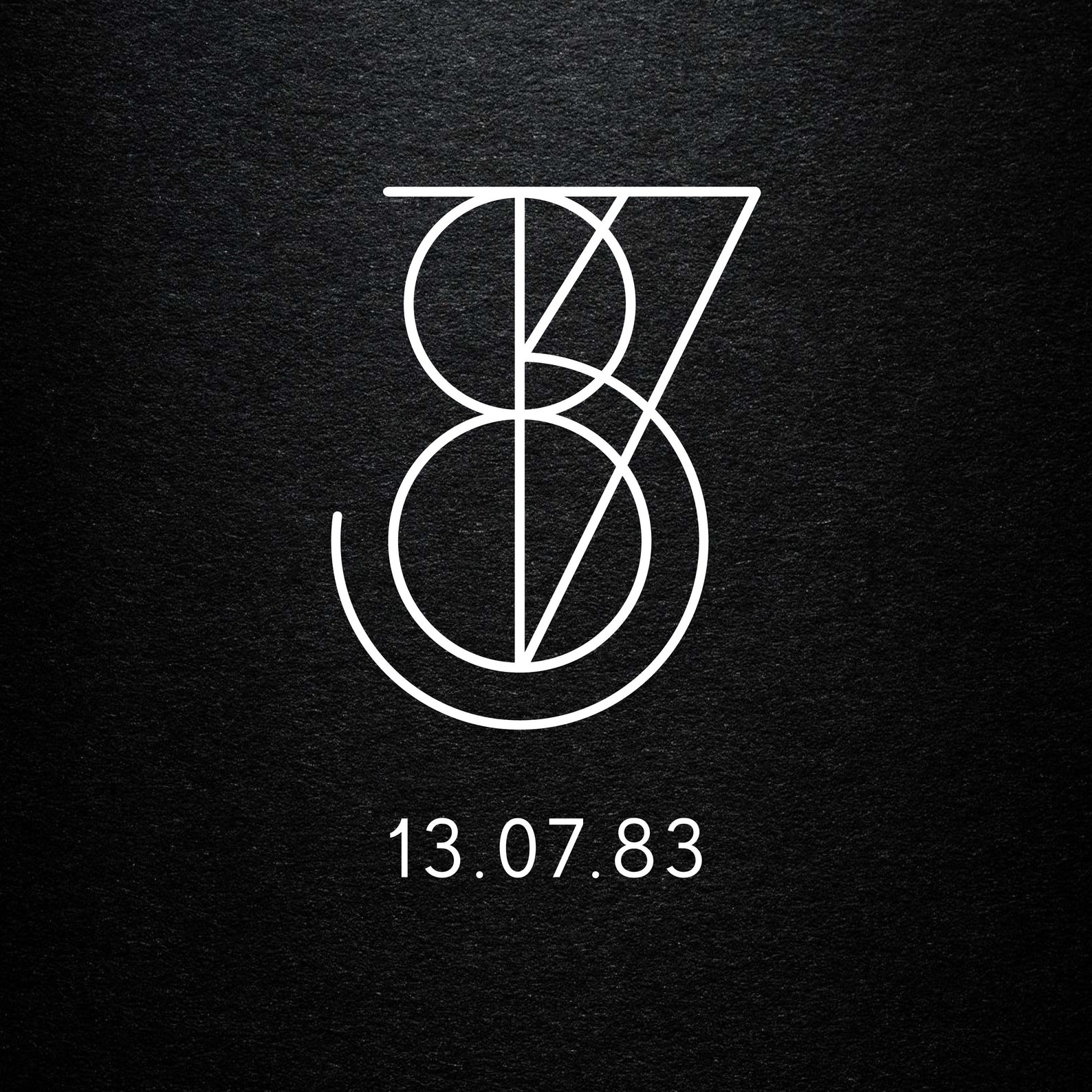 Special Date Logo Wedding Date Monoragram Anniversary Gift - Etsy