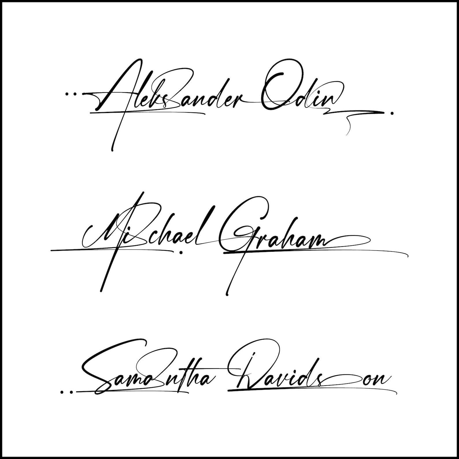 Custom Name Signature Design. Personalised Signature Logo. Digital ...