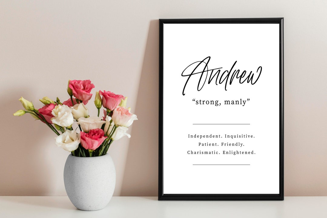 Custom Baby Name Meaning Print. Nursery Wall Decor. Baby Gift Idea ...