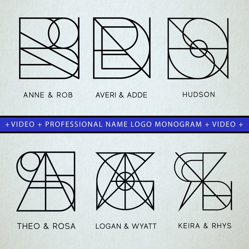 Monogram Design - Etsy