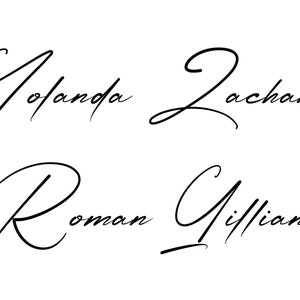 Custom Name Signature Design. Personalised Handwritten Style Signature ...