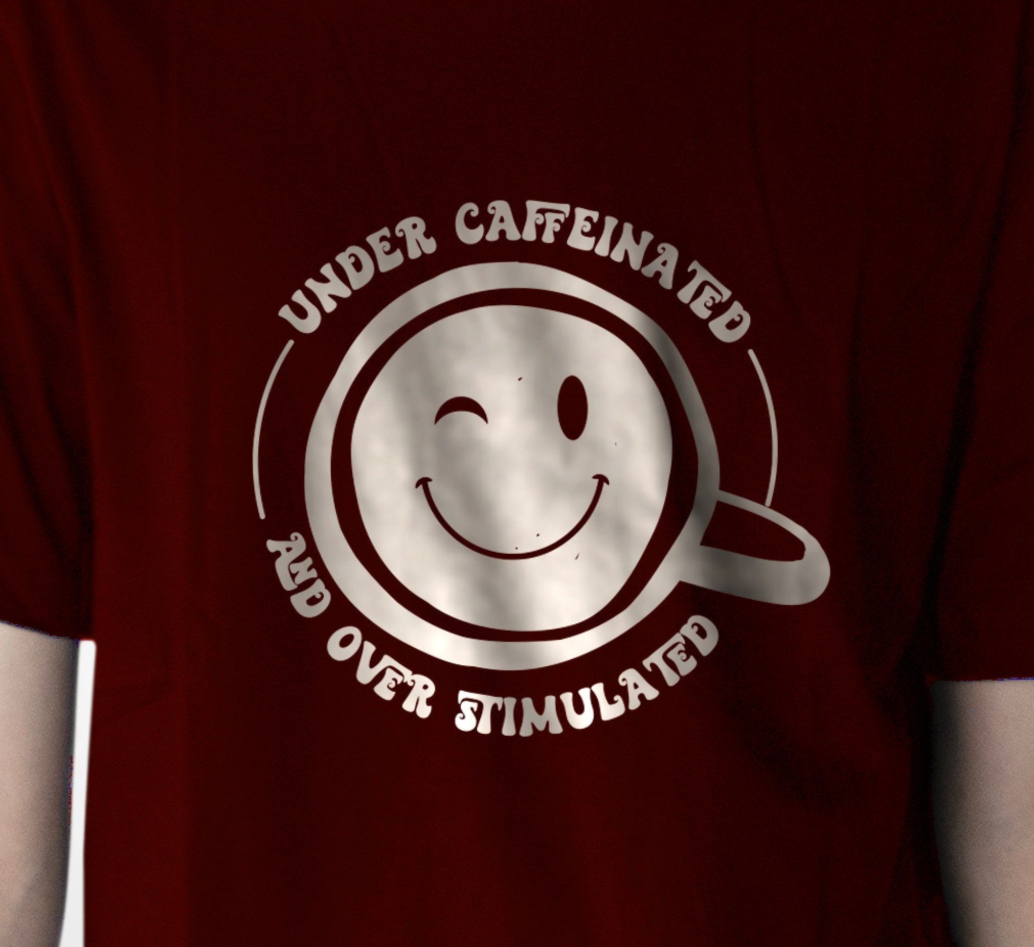 Under Caffeinated and Over Stimulated SVG, Sarcastic Svg, Mom Life ...