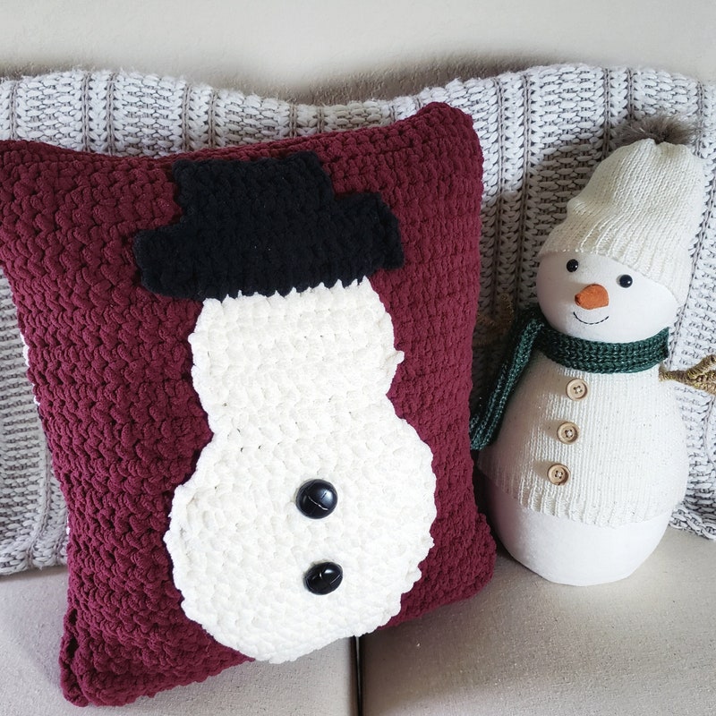 Snowman Pillows - Etsy