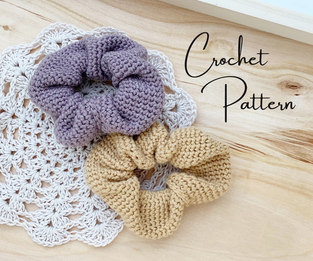 Keep It Simple Scrunchie Crochet Pattern - Digital Download - Crochet ...
