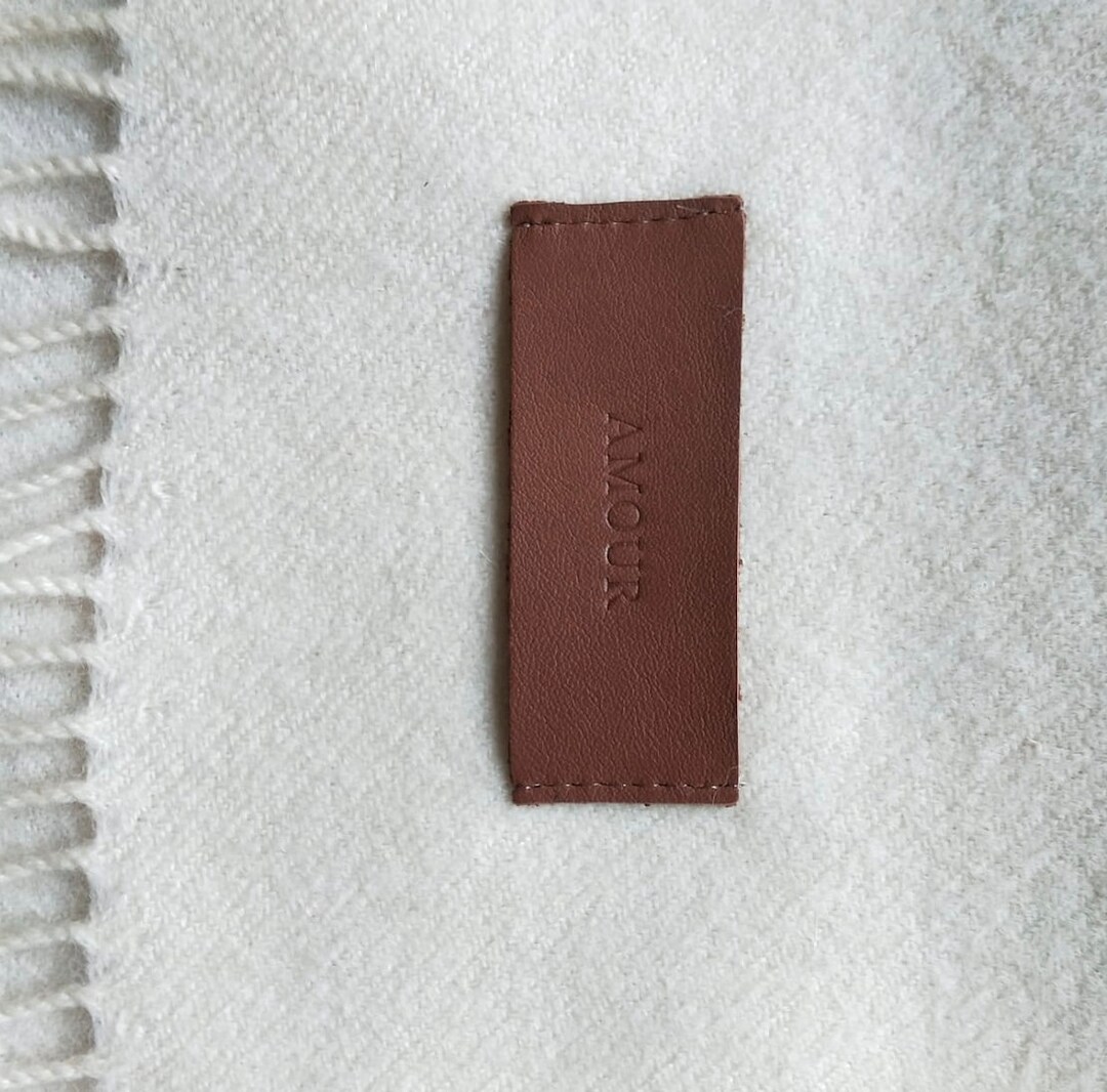 Custom Leather Labels for Plaids & Cushions – Refined and Unique Gift ...