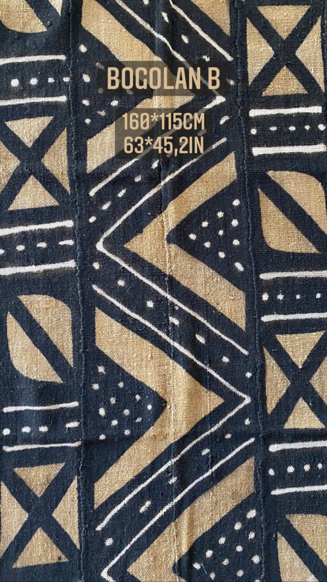 Authentic Mali Mudcloth Fabric // 100% Cotton - Etsy India