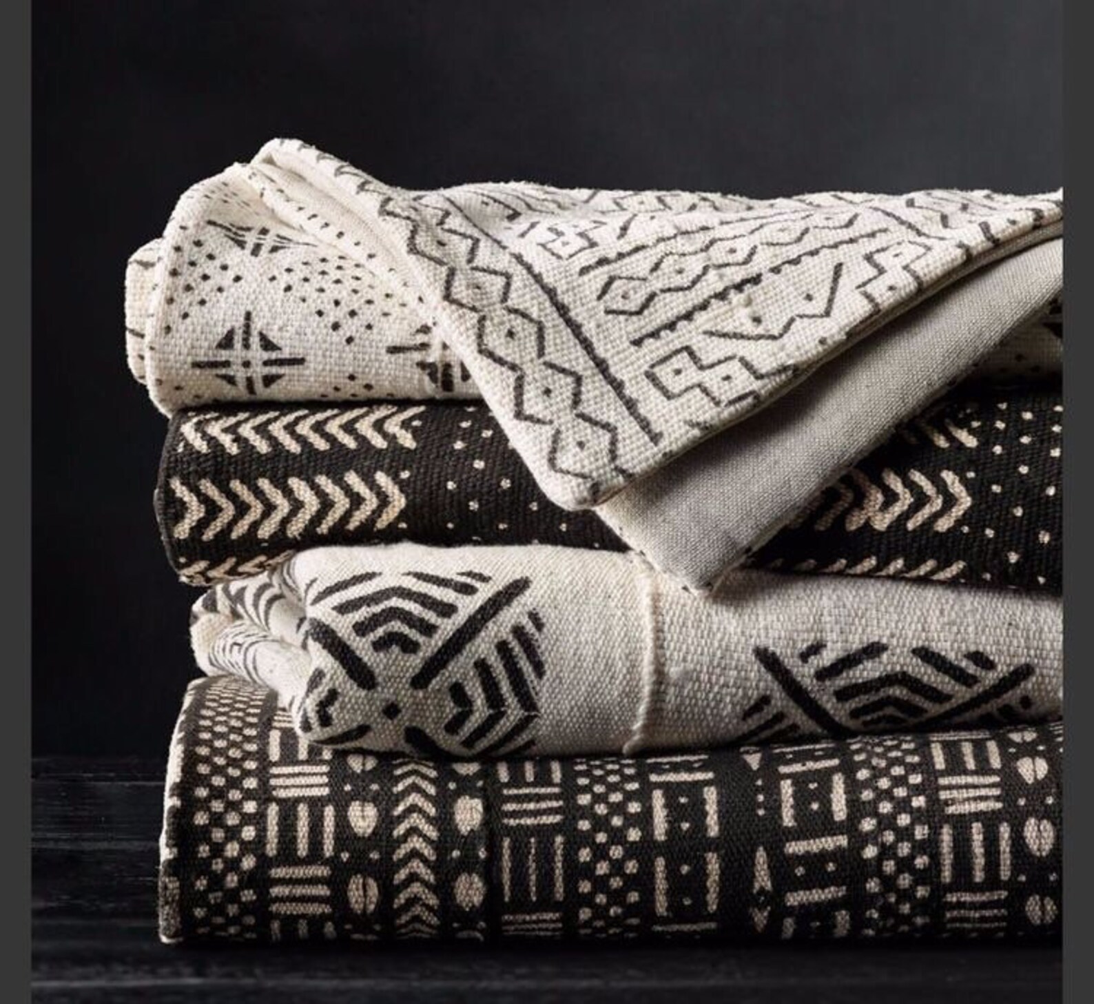 Authentic Mali Mudcloth Fabric // 100% Cotton - Etsy India
