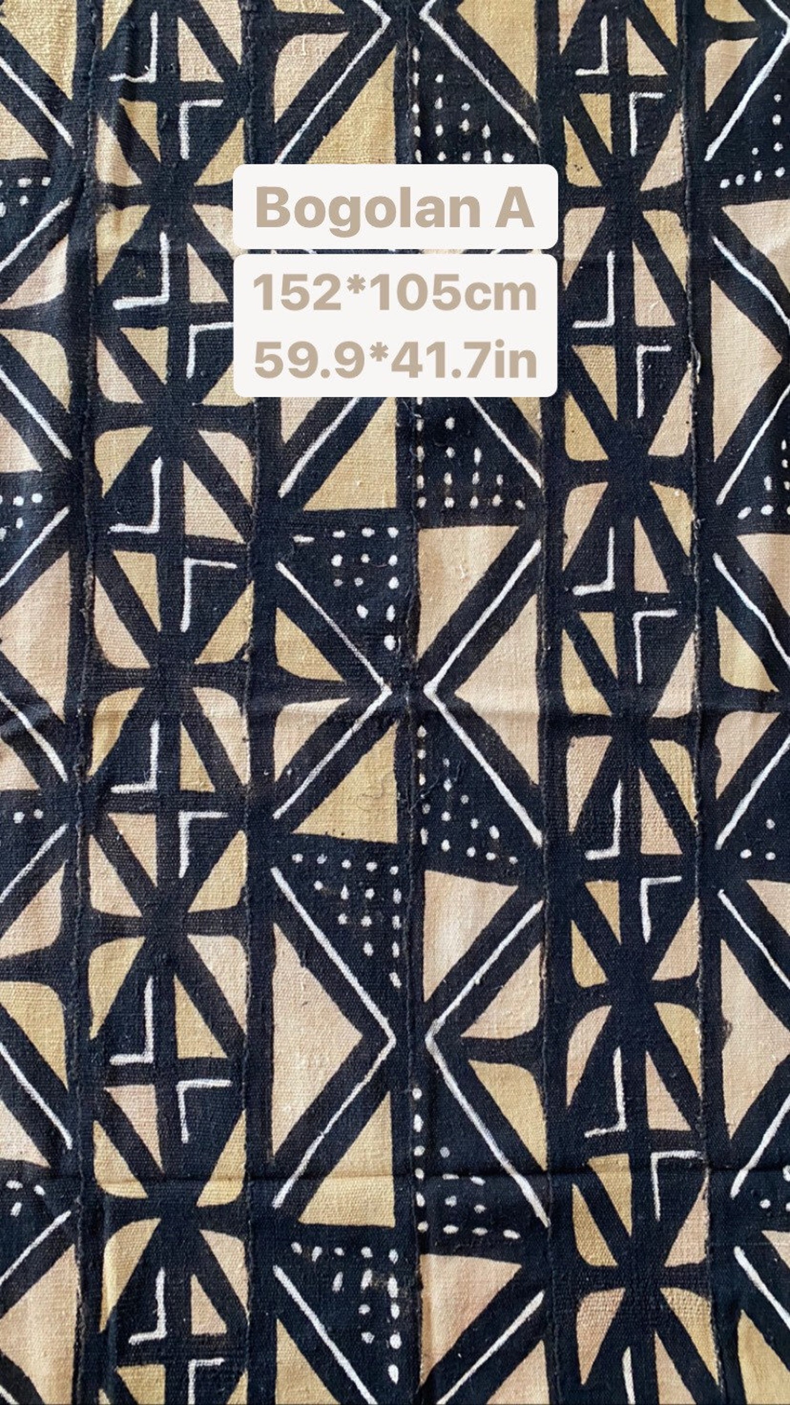 Authentic Mali Mudcloth Fabric // 100% Cotton | Etsy