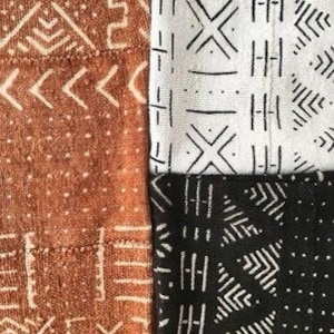 Authentic Mali Mudcloth Fabric // 100% Cotton | Etsy