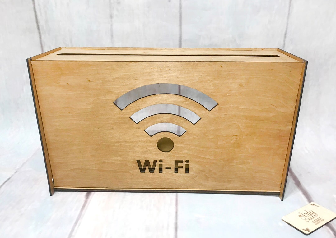 Wooden Box for Router on the Wall wi-fi 35x25x15 Cm Oak - Etsy