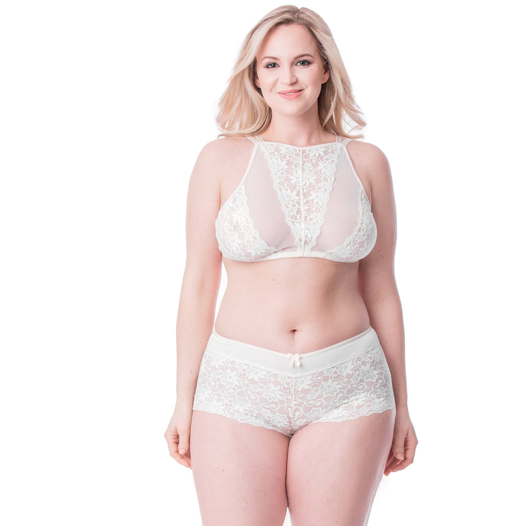 Bralette Set Plus Size Bra Set Plus Size Lingerie See Through Lingerie