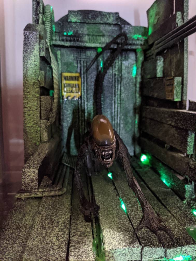 Diorama detolf Alien Display background | Etsy