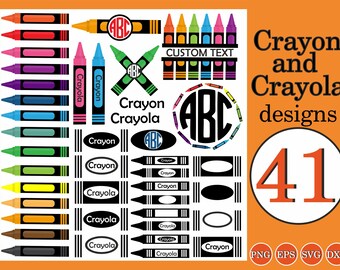 Crayola svg | Etsy