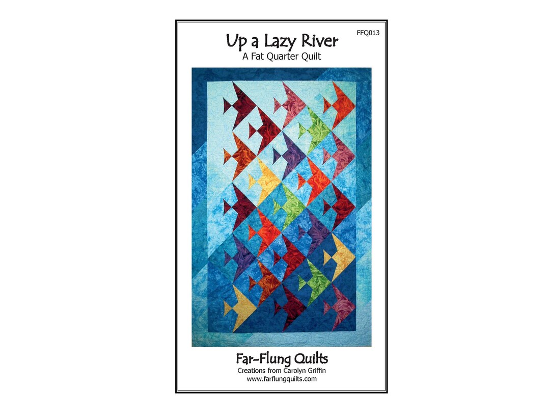 Downloadable up A Lazy River Quilt Pattern FFQ013 - Etsy