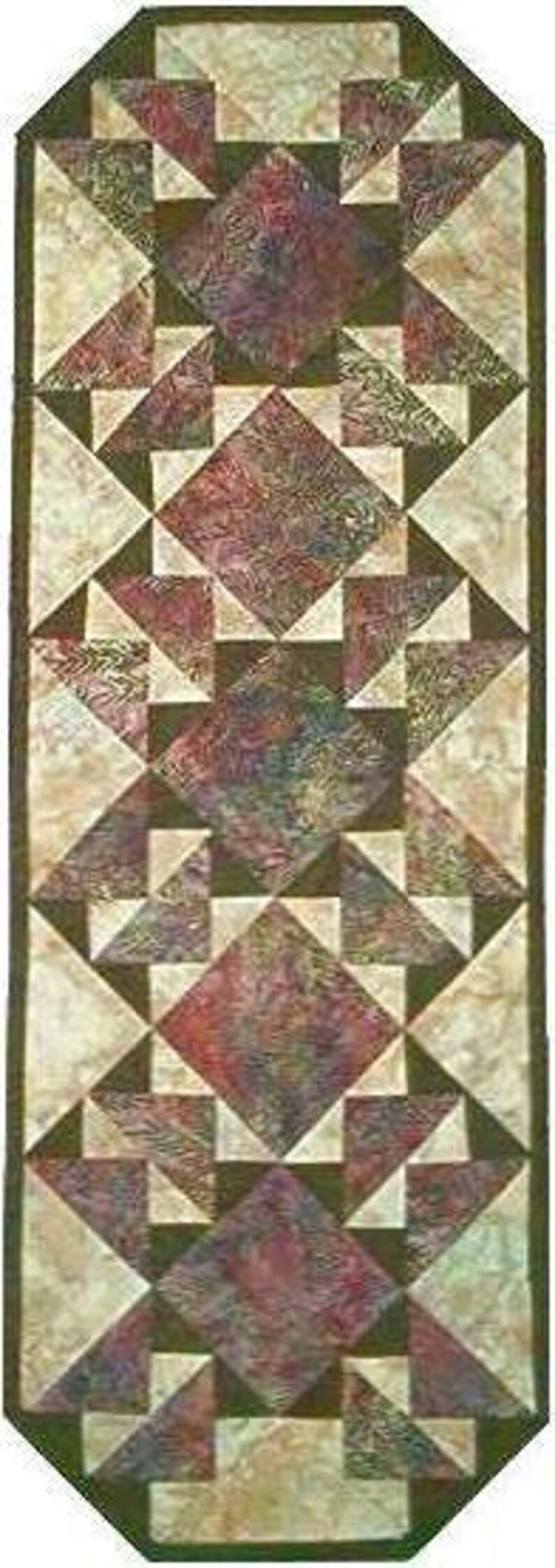 Downloadable Moroccan Tiles Table Runner Pattern FFQ002 - Etsy