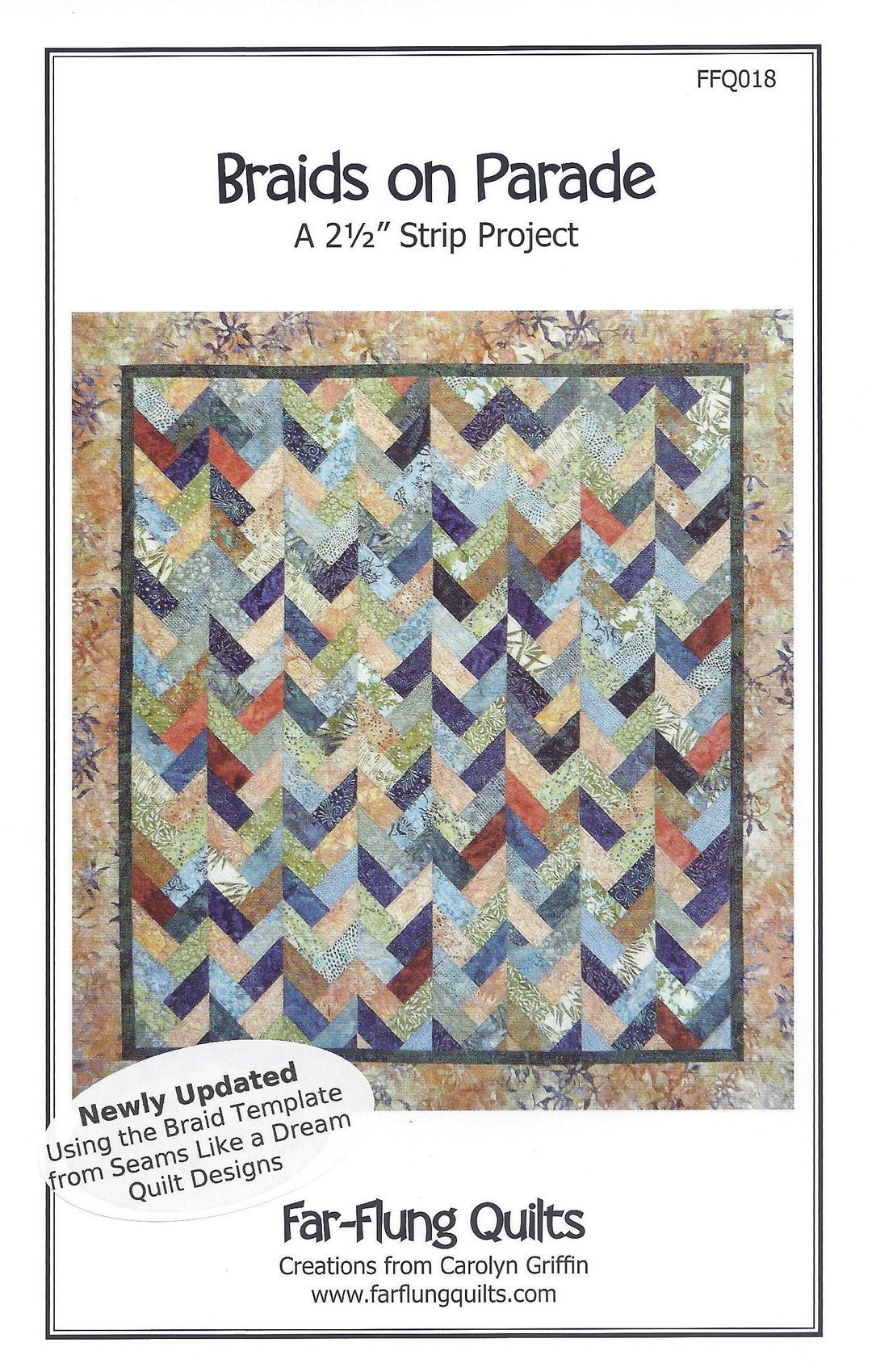 Braids on Parade Quilt Pattern FFQ018 - Etsy UK