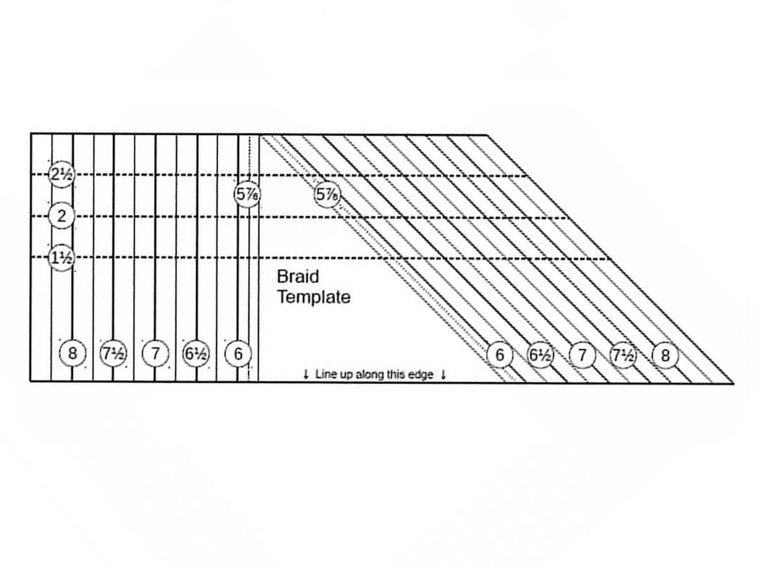 Braid Template SLD1504 - Etsy