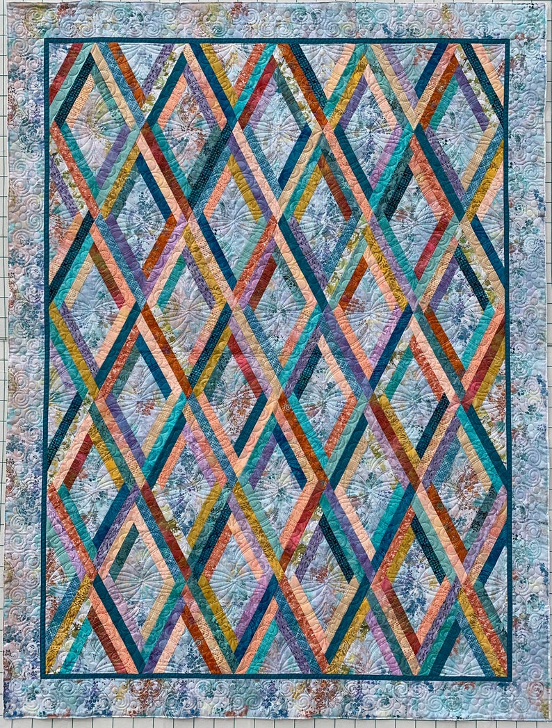 Beveled Diamonds Quilt Pattern FFQ036 - Etsy