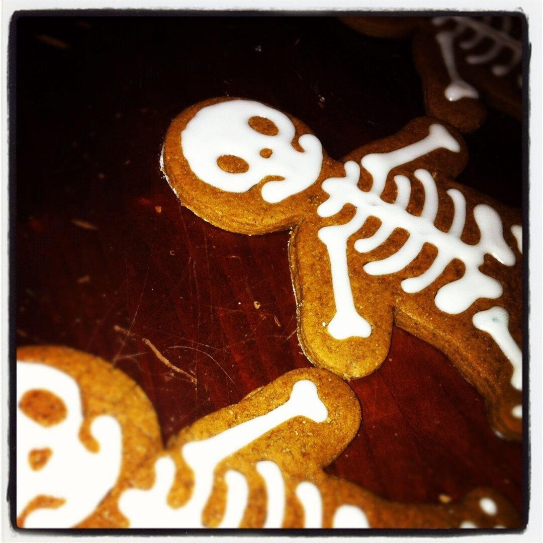 Gingerdead Men Skeleton Gingerbread Cookies - Etsy