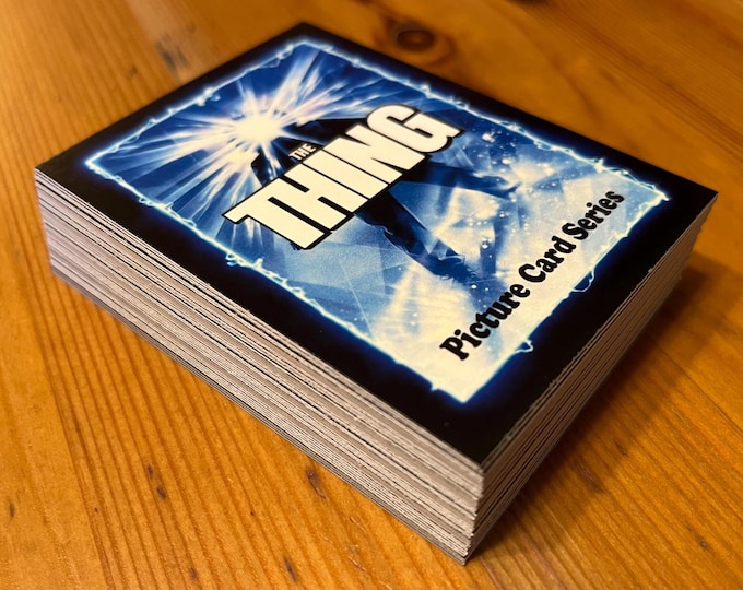 THE THING 1982- Custom Retro Trading Card Set of 45 Cards - Etsy