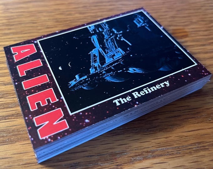ALIEN 1979- Custom Retro Trading Card Set of 25 Cards in the Retro ...