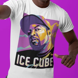 Ice Cube Rapper T-shirt Los Angeles Vintage Icon T Shirt - Etsy