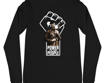Black Power Tee white Letters, Multiple Colors - Etsy