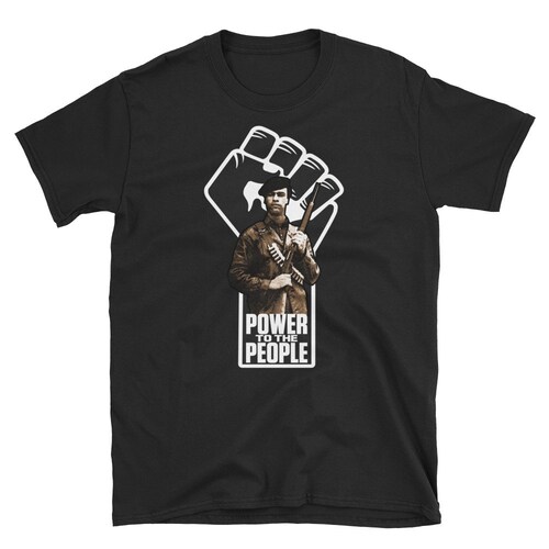 Power to the People T Shirt Huey P Newton T Shirt Black - Etsy