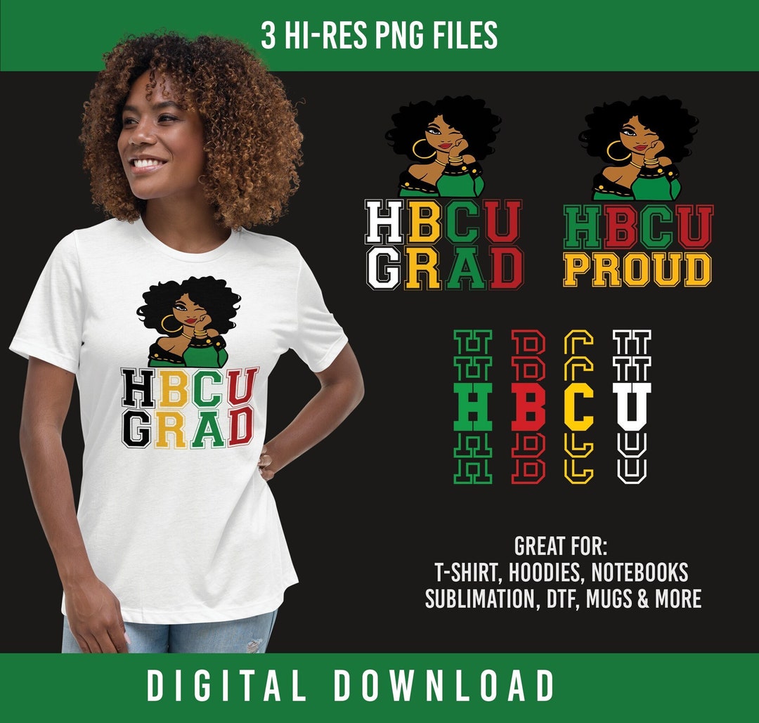 HBCU Grad Pride Digital Downloadable PNG (3) Files - Instant Download ...
