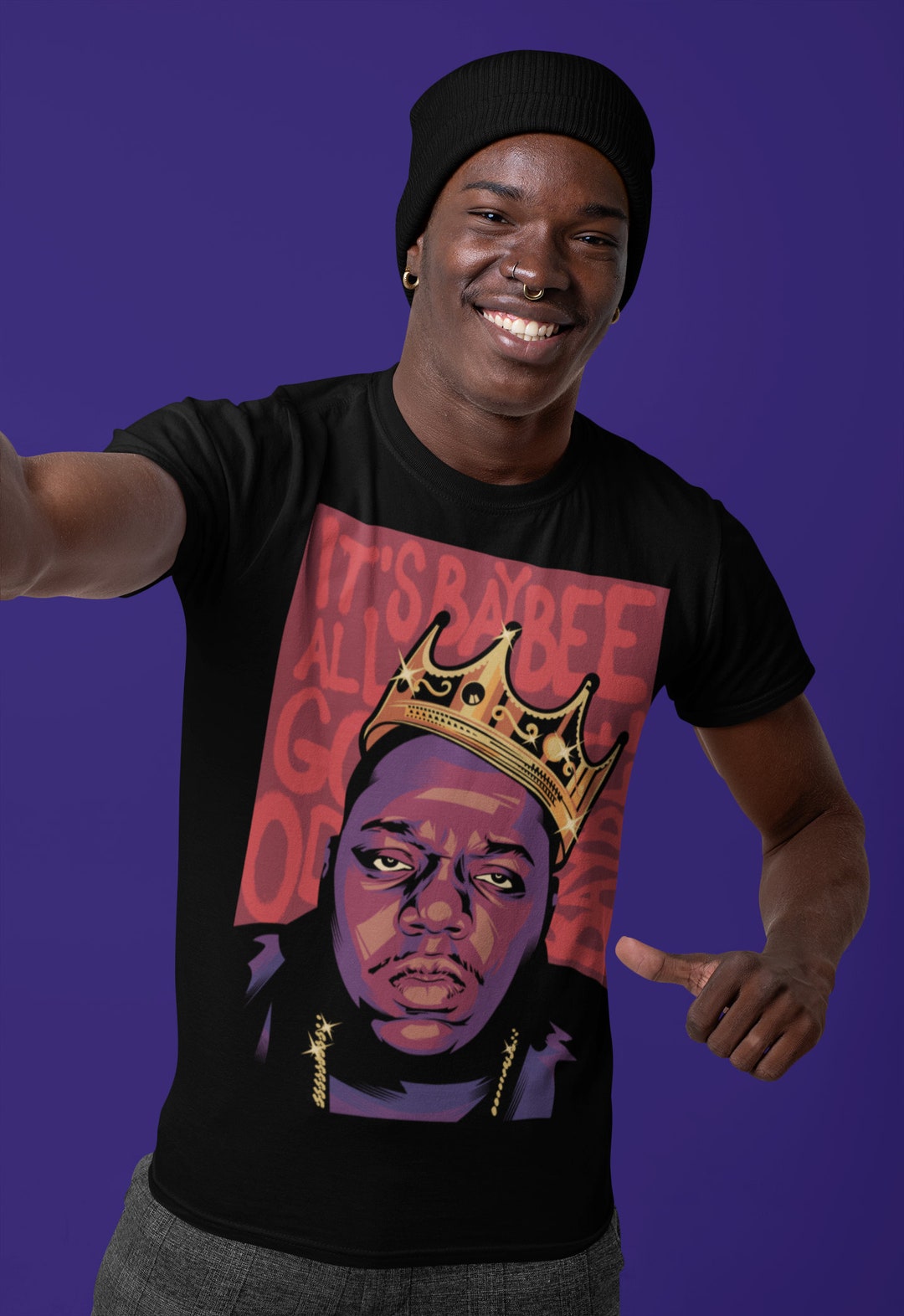 Notorious Big T-shirt Biggie Smalls, 90s Rap, East Coast, Hip Hop BIG ...