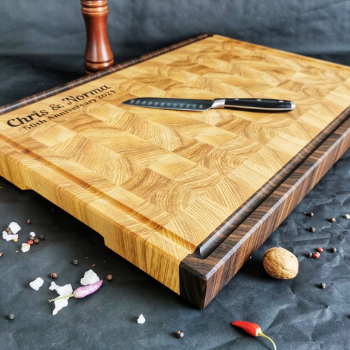 Custom Cutting Board Walnut End Grain Butcher Block - Etsy