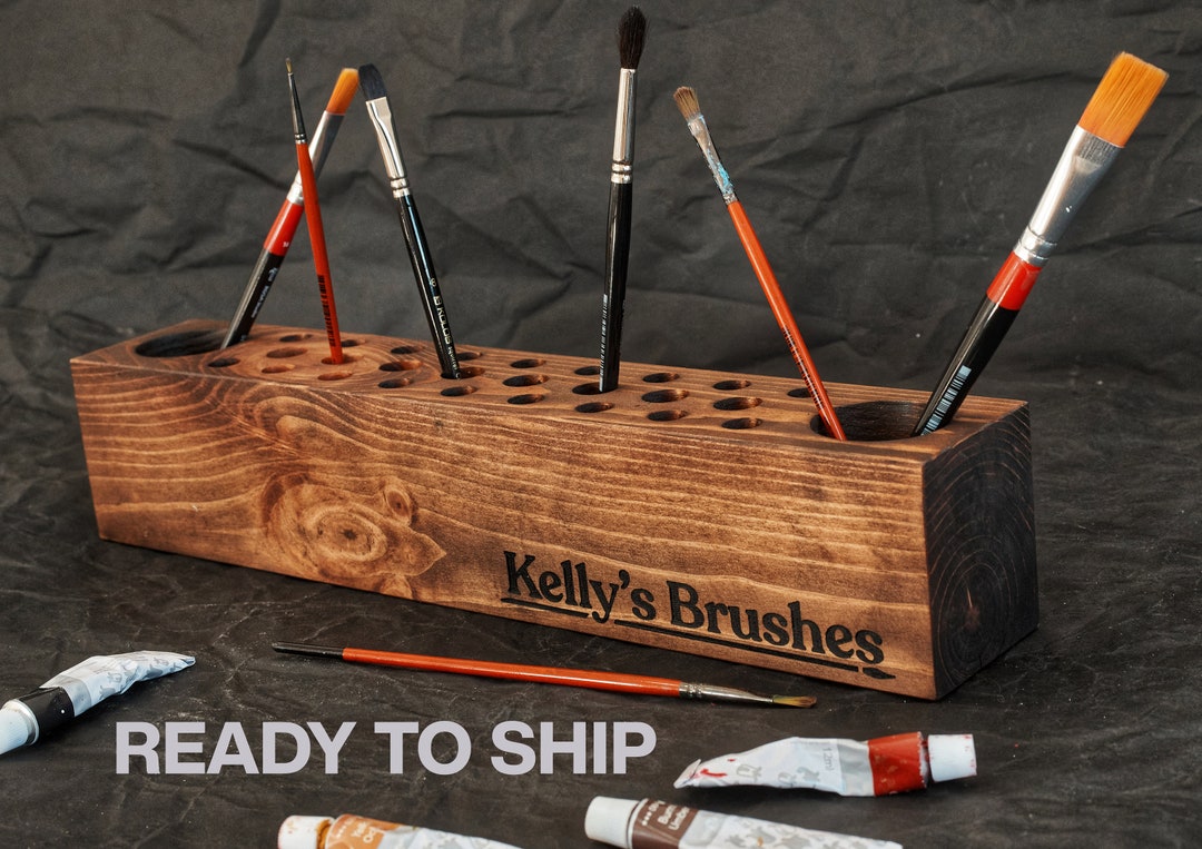 Personalized Paint Brush Holder, Gifts for Artists, Artist Gifts ...