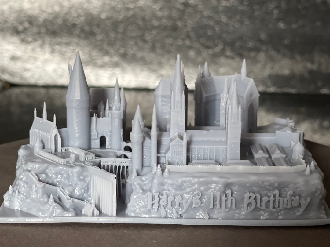 High Quality PERSONALISED 3D Printed 'WIZARD CASTLE' Cake Topper - Etsy