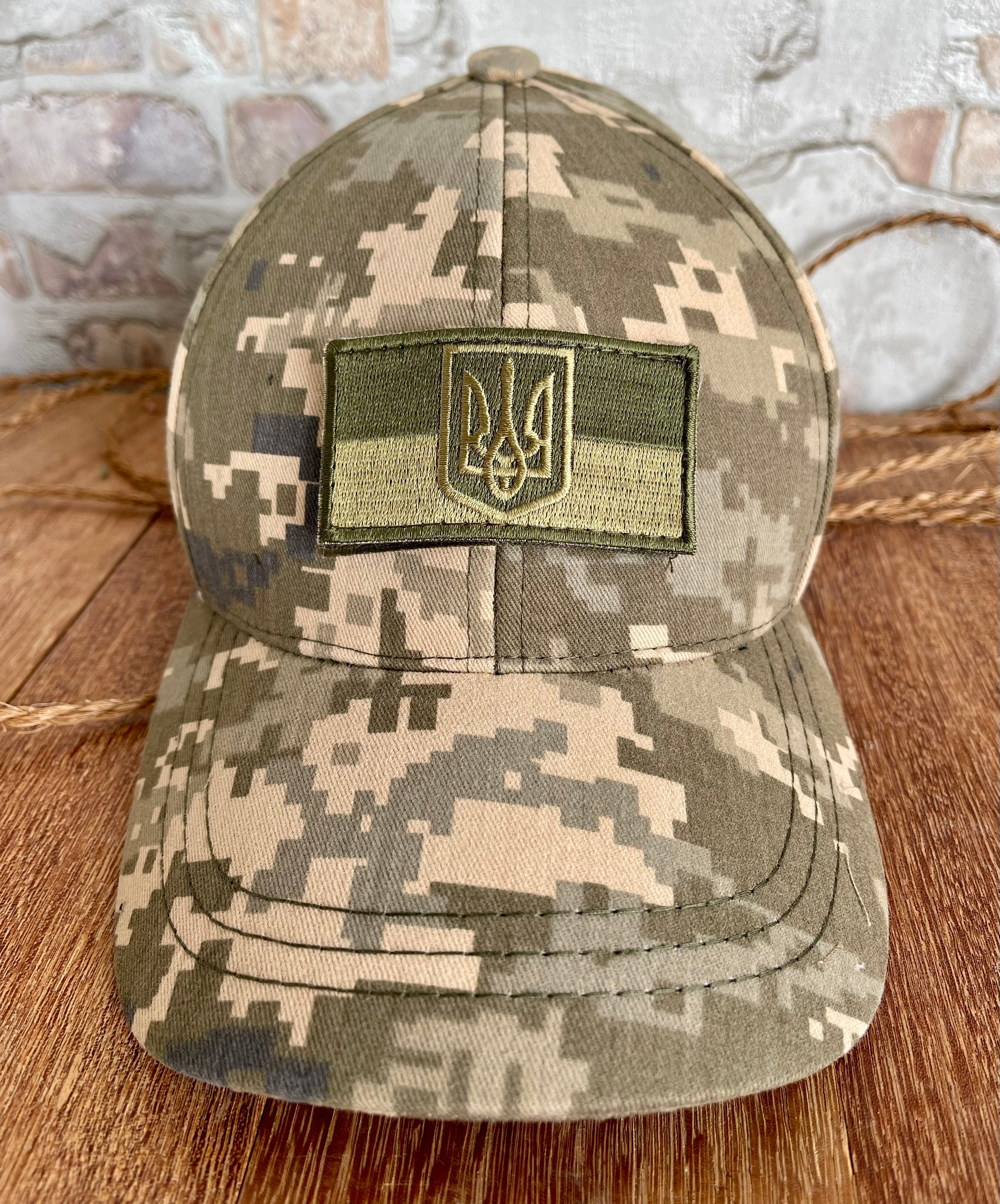 Khaki Cap Ukrainian FLAG Military Style Unisex Hat Made in Ukraine. - Etsy