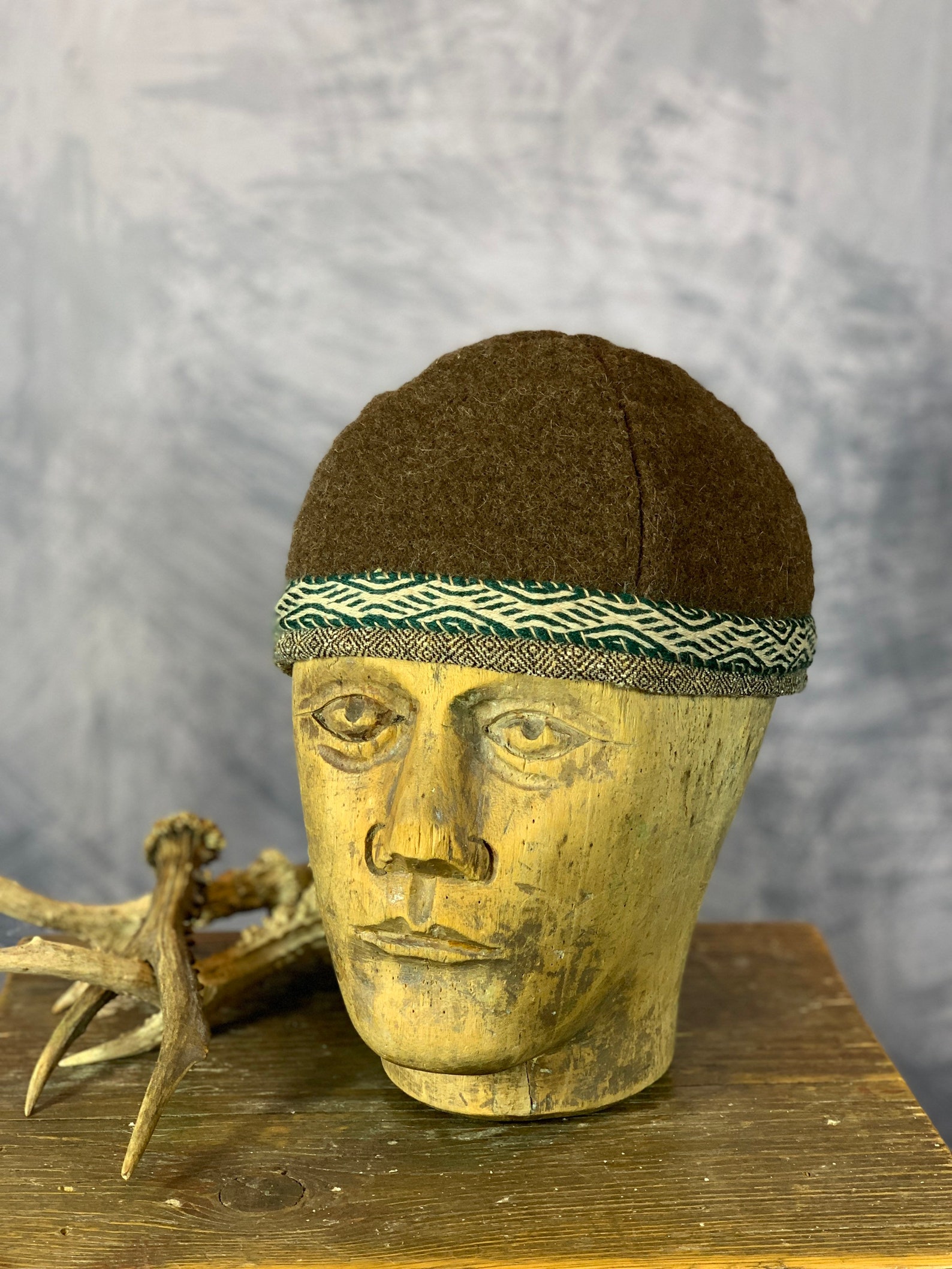 Birka Cap Gr 59/60 Viking Hat Medieval Clothing Medieval | Etsy