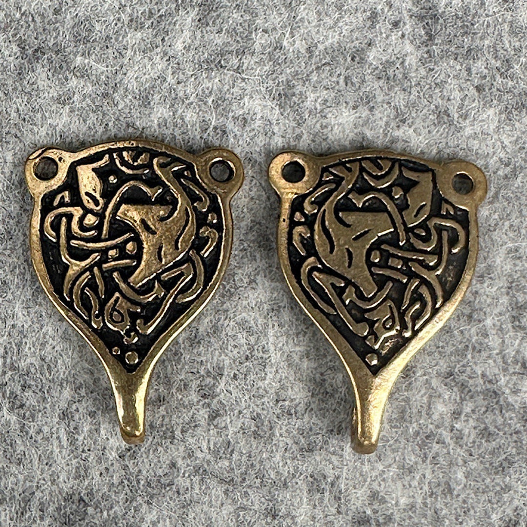Calf Wrap Hooks - Anglo-saxon, Medieval Jewelry, Viking Jewelry ...