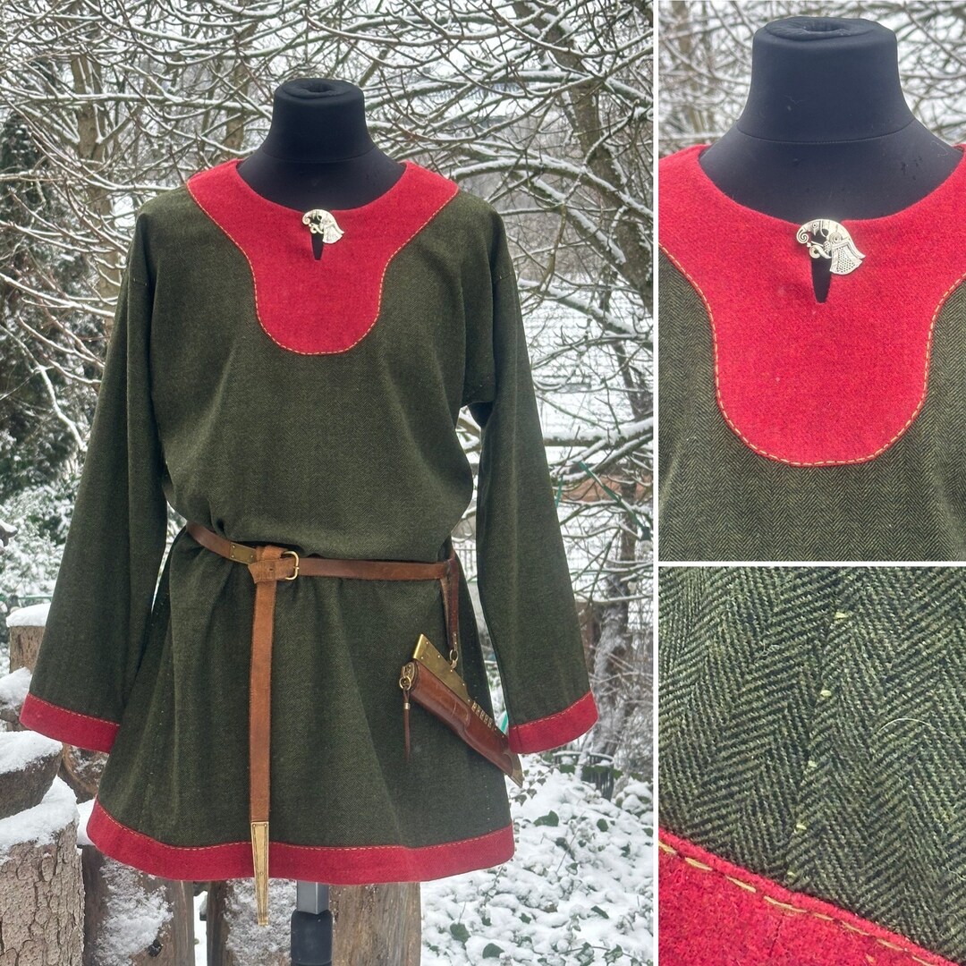 Viking Tunic, Medieval Tunic, Birka, Medieval Clothing, Reenactment ...